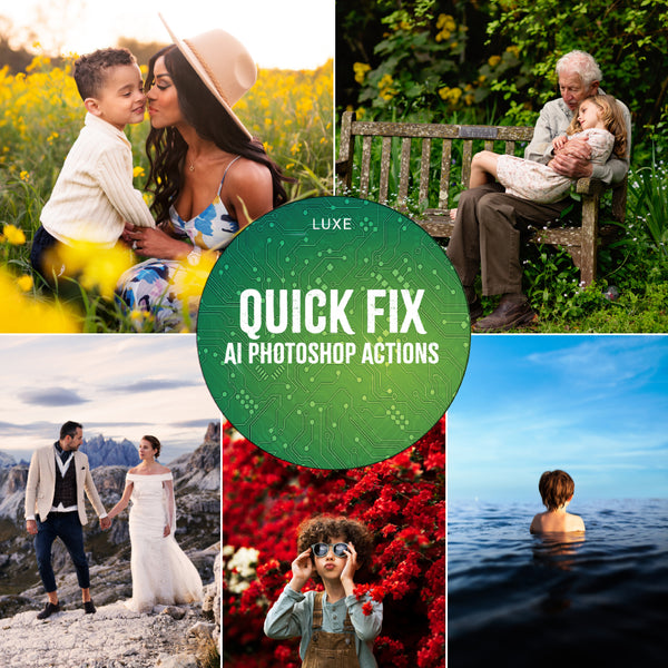 LUXE | Quick Fix Photoshop Actions | Photoshop - The Luxe Lens